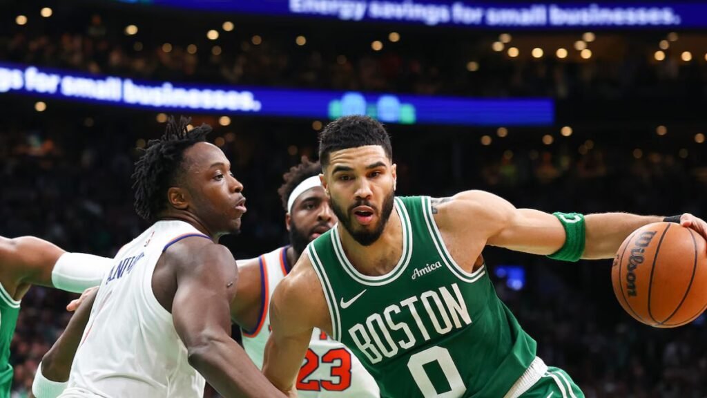 Celtics' Jayson Tatum Takes the Court for First Time Since Achilles ...